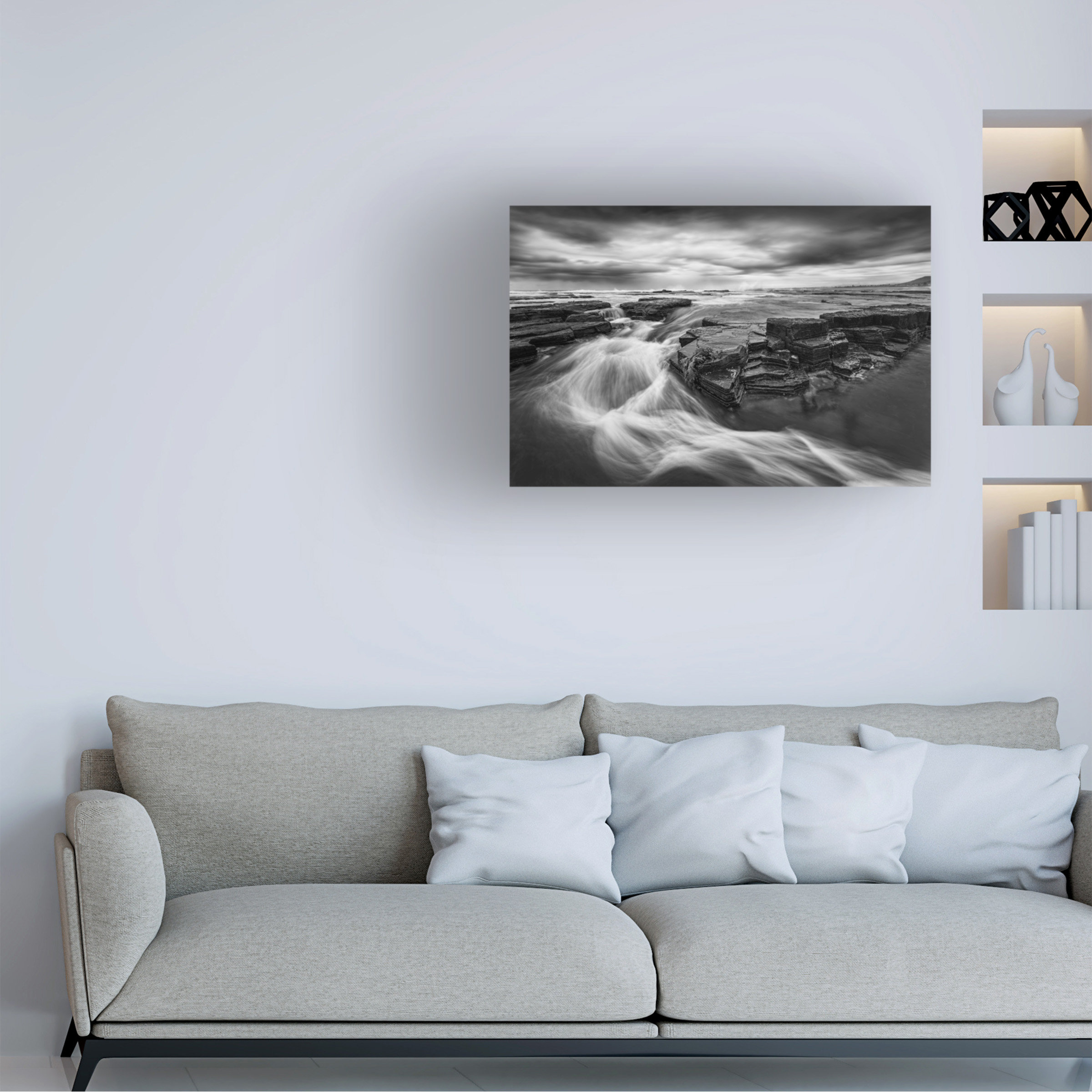 Ebern Designs Jingshu Zhu Dance Of Water Canvas Art | Wayfair
