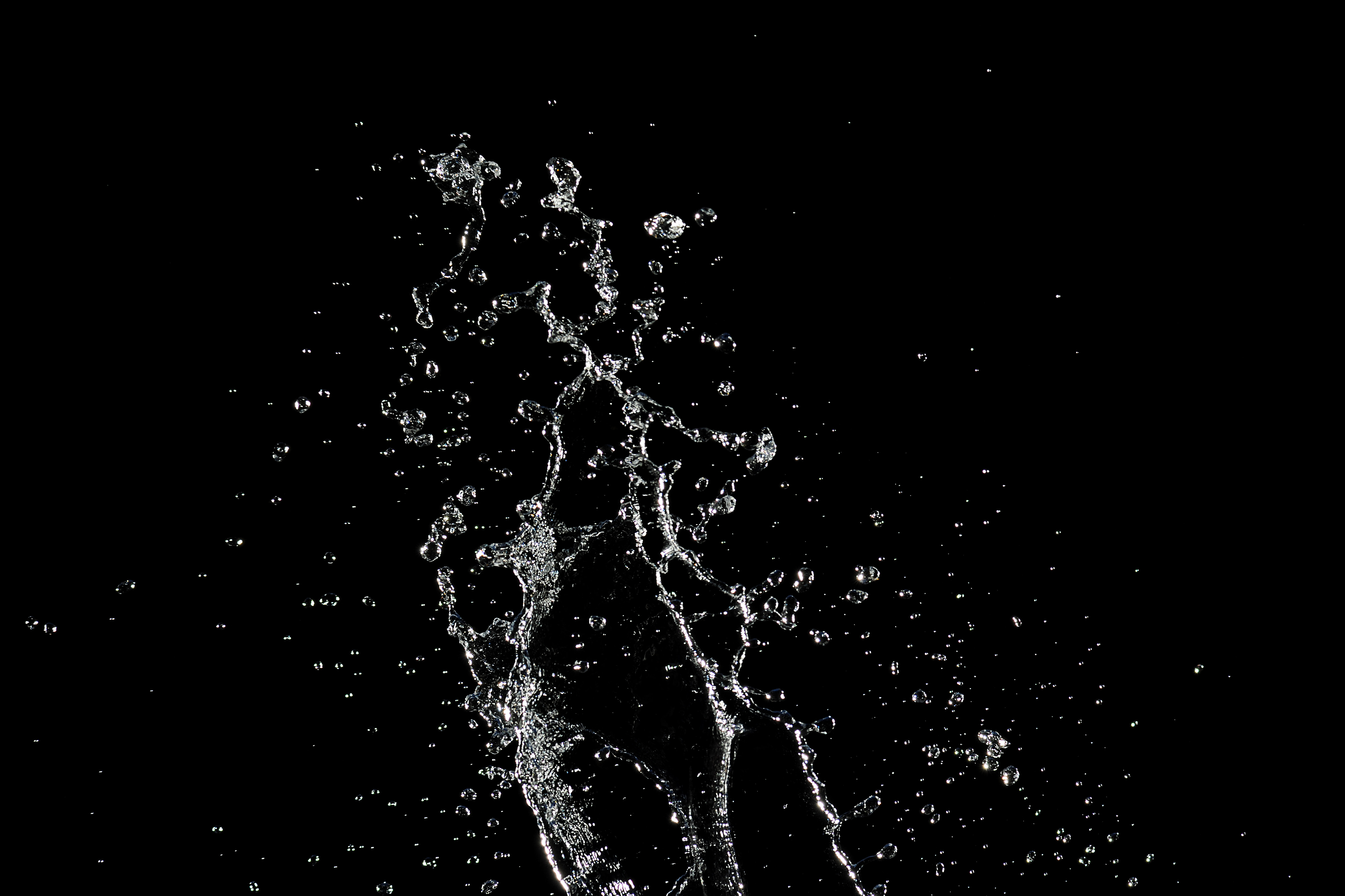 Wrought Studio™ Water Splash - Wrapped Canvas Print | Wayfair