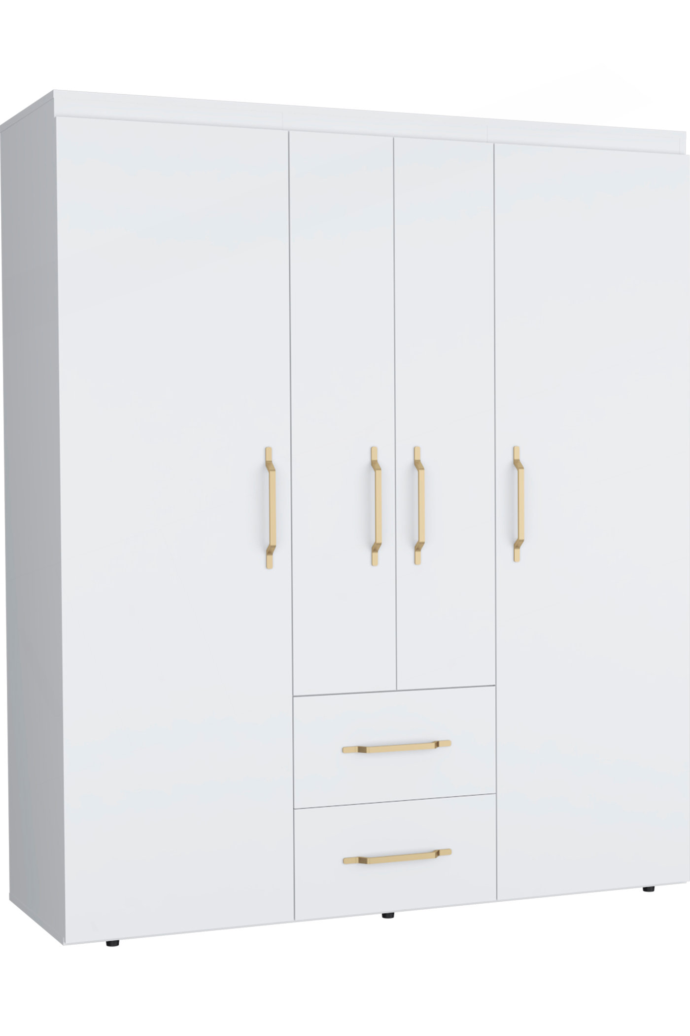 Latitude Run® Bariloche Wardrobe, Multi-Section Storage With Hanging ...