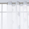 Kelly Clarkson Home Tempo Geometric Sheer Grommet Single Curtain Panel ...
