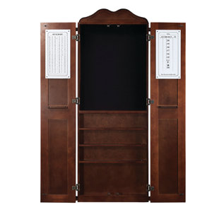 RAM Game Room Dartboard Cabinet Wall Cue Rack & Reviews | Wayfair