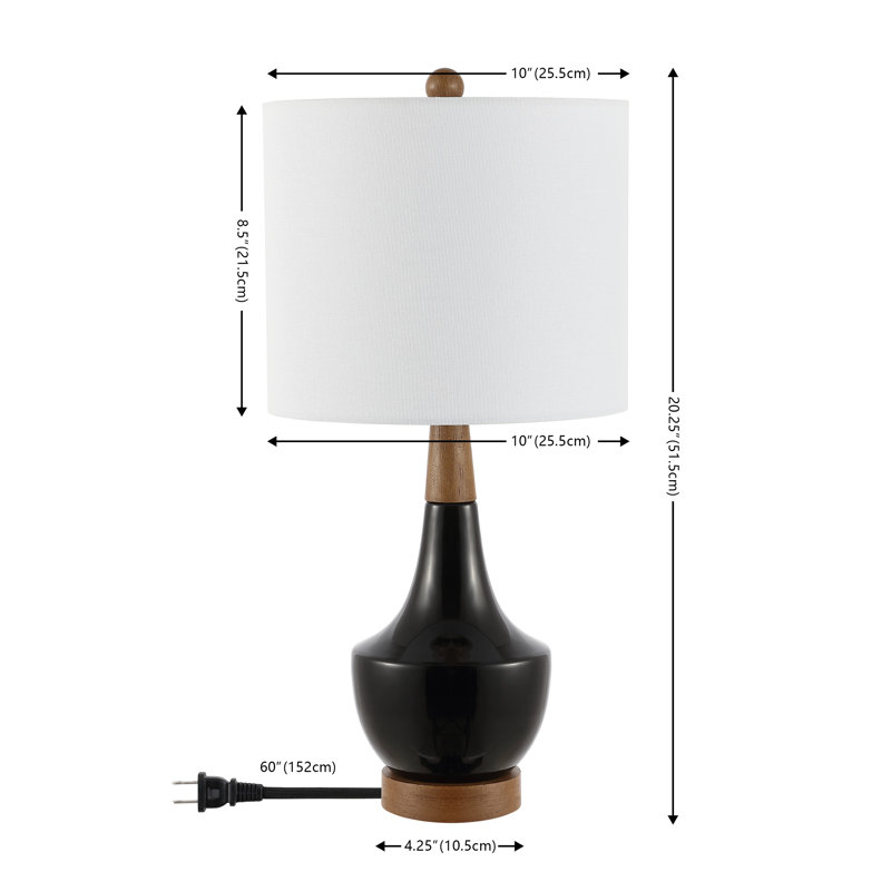 George Oliver Janeli Ceramic Table Lamp & Reviews | Wayfair