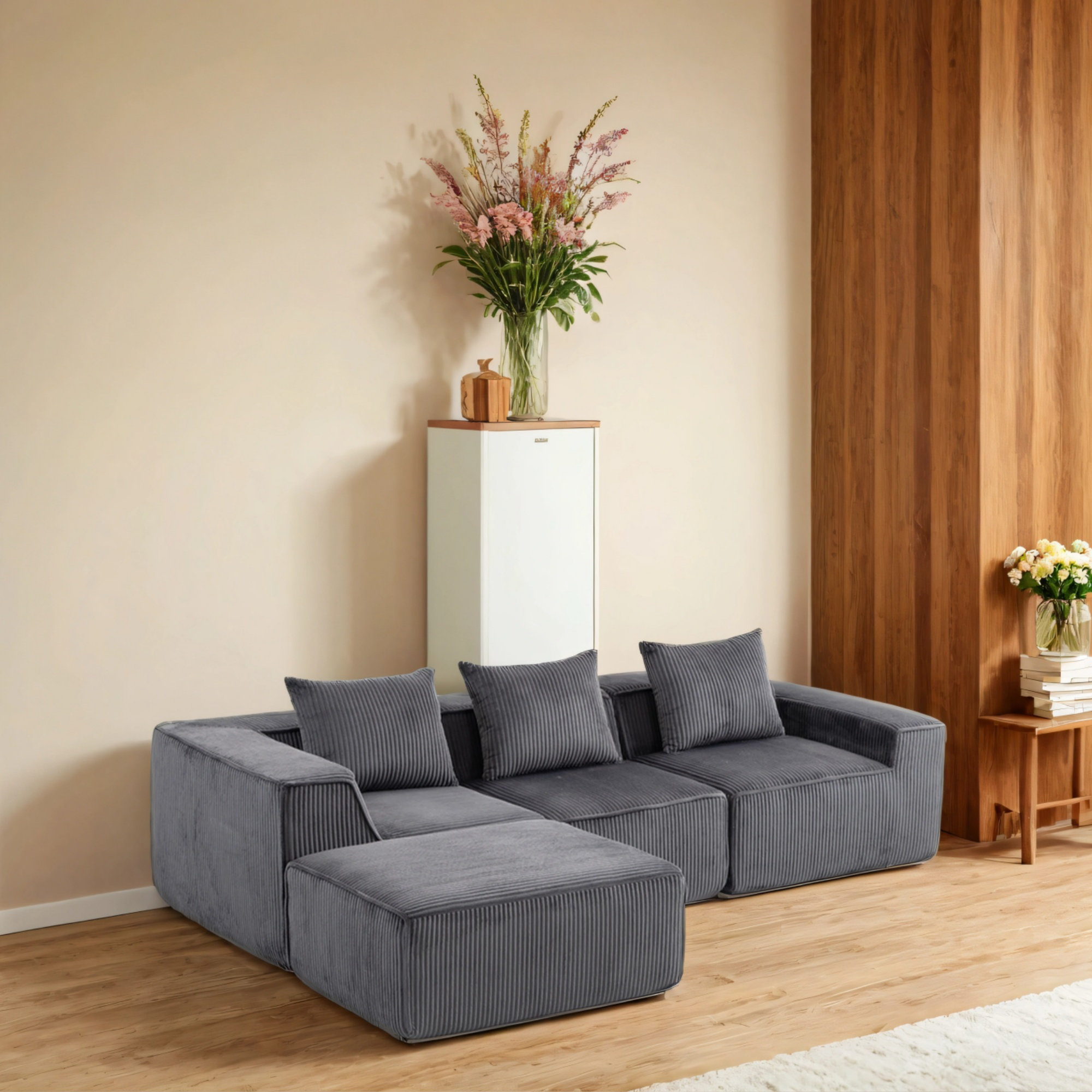 Ebern Designs Freely Configurable Modular Contemporary Sofa | Wayfair