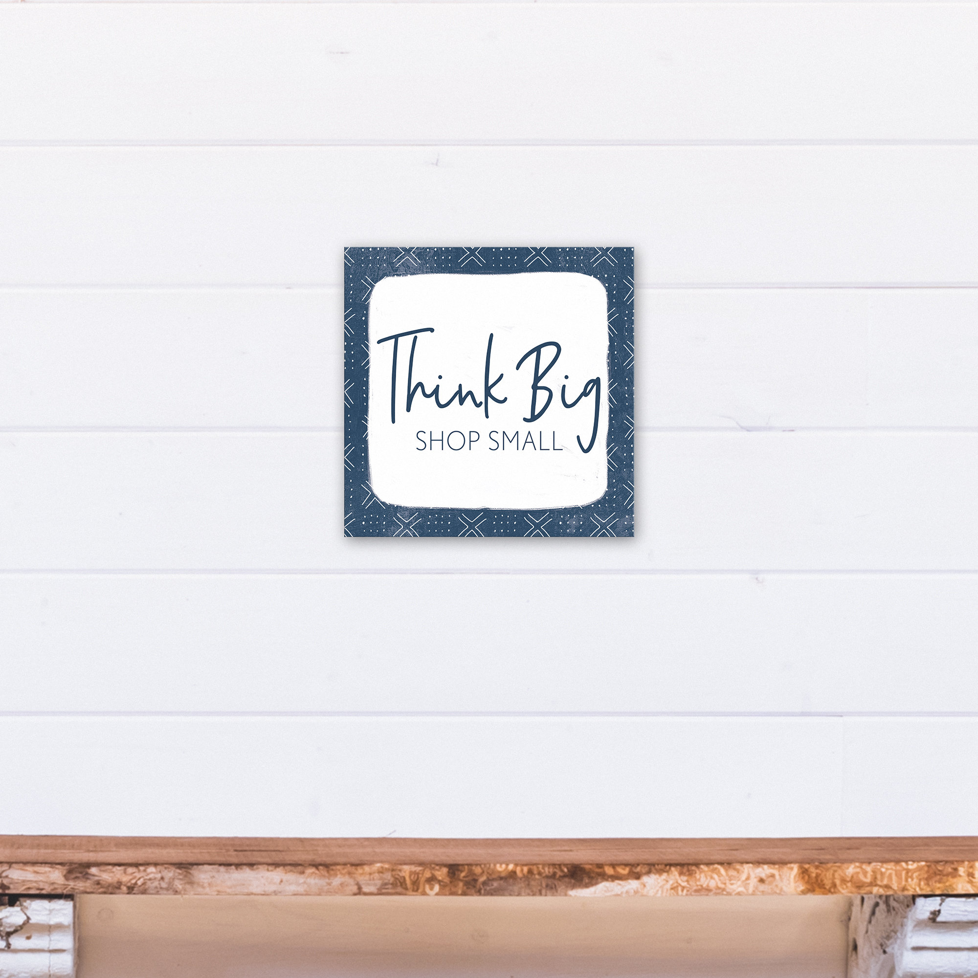 Trinx Think Big Shop Small - Textual Art on Canvas - Wayfair Canada