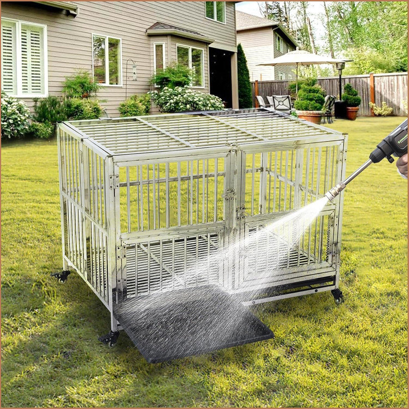 Archie & Oscar™ Heavy Duty Indestructible Dog Crate Steel Escape Proof ...