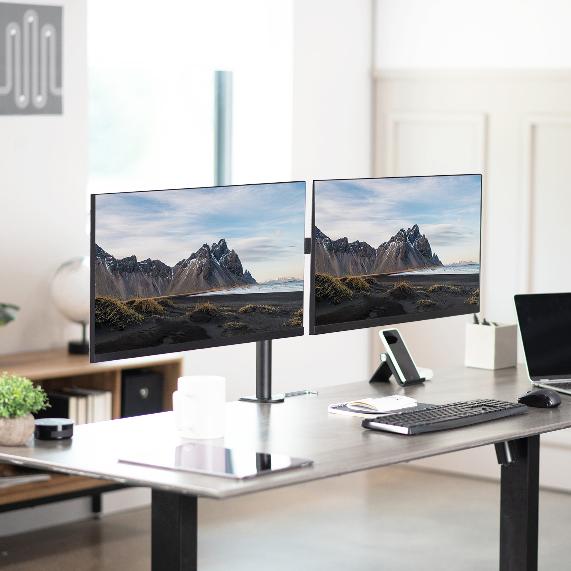 VIVO Dual Monitor Desk Mount, STAND-V032 | Wayfair