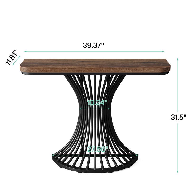17 Stories Reizel 39.37" Console Table & Reviews | Wayfair
