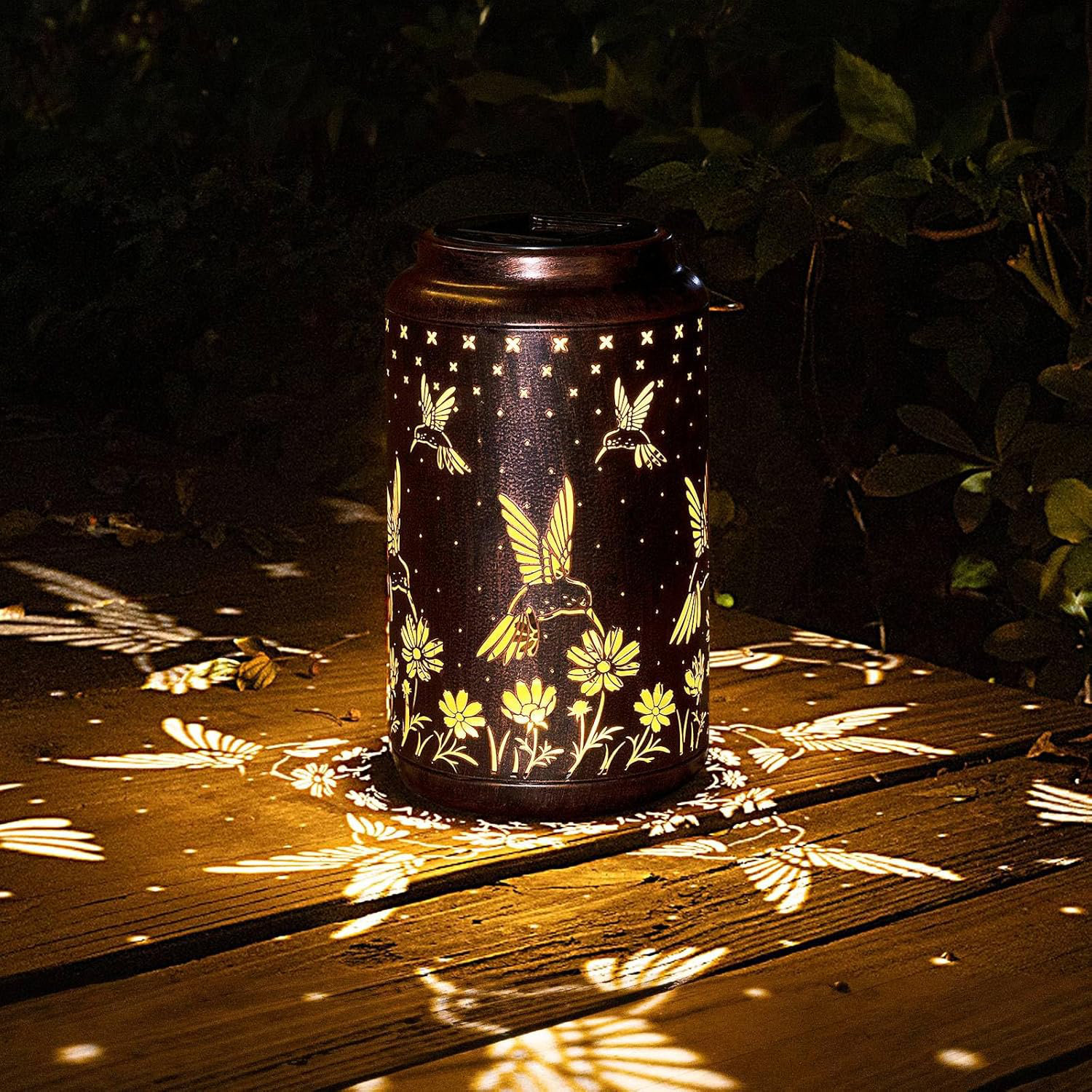 pearlstar 12.2'' Hummingbird Solar Lights Outdoor | Wayfair