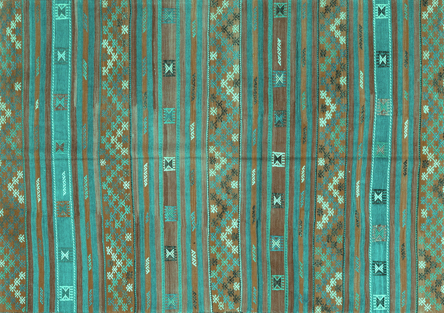 Union Rustic Jarnail Machine Woven / Power Loomed Teal Machine Washable ...