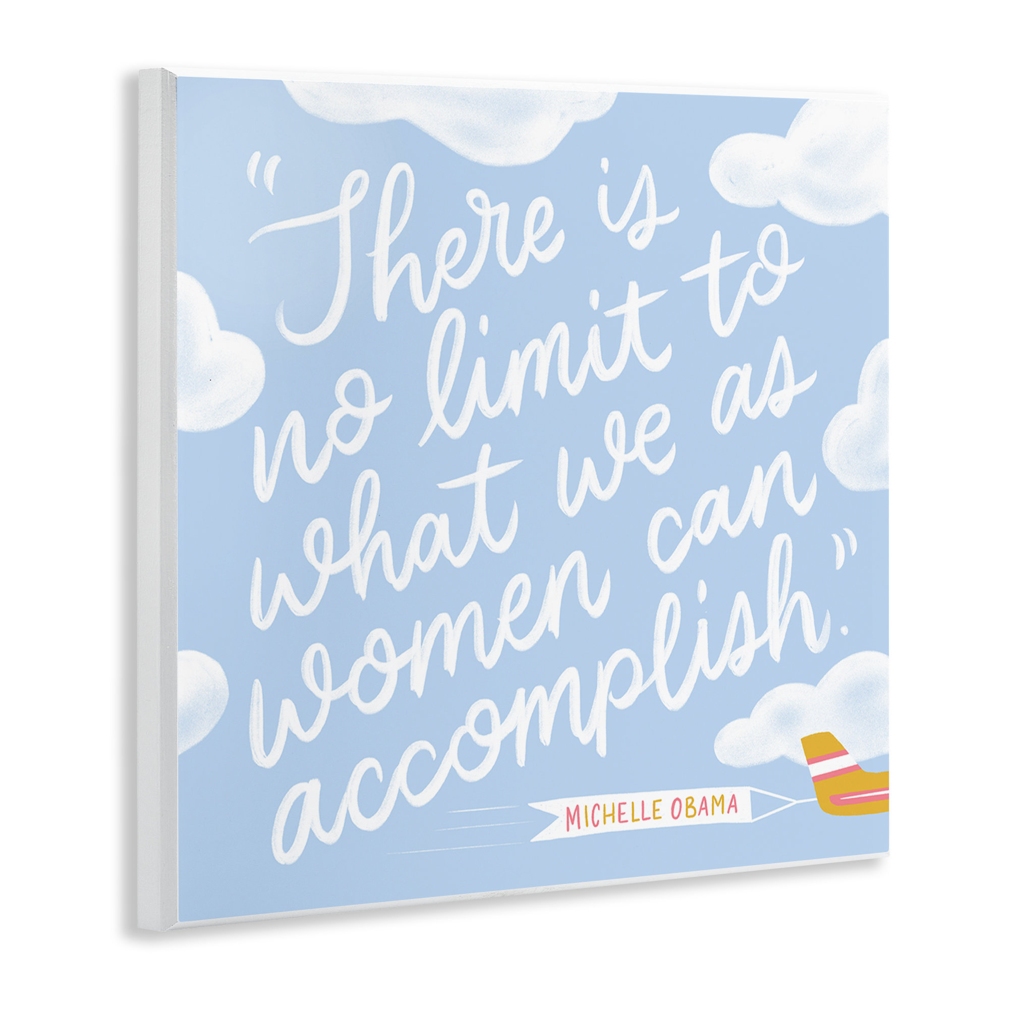 Dakota Fields Women Accomplishment Quote Wall Plaque Art by Joylark ...