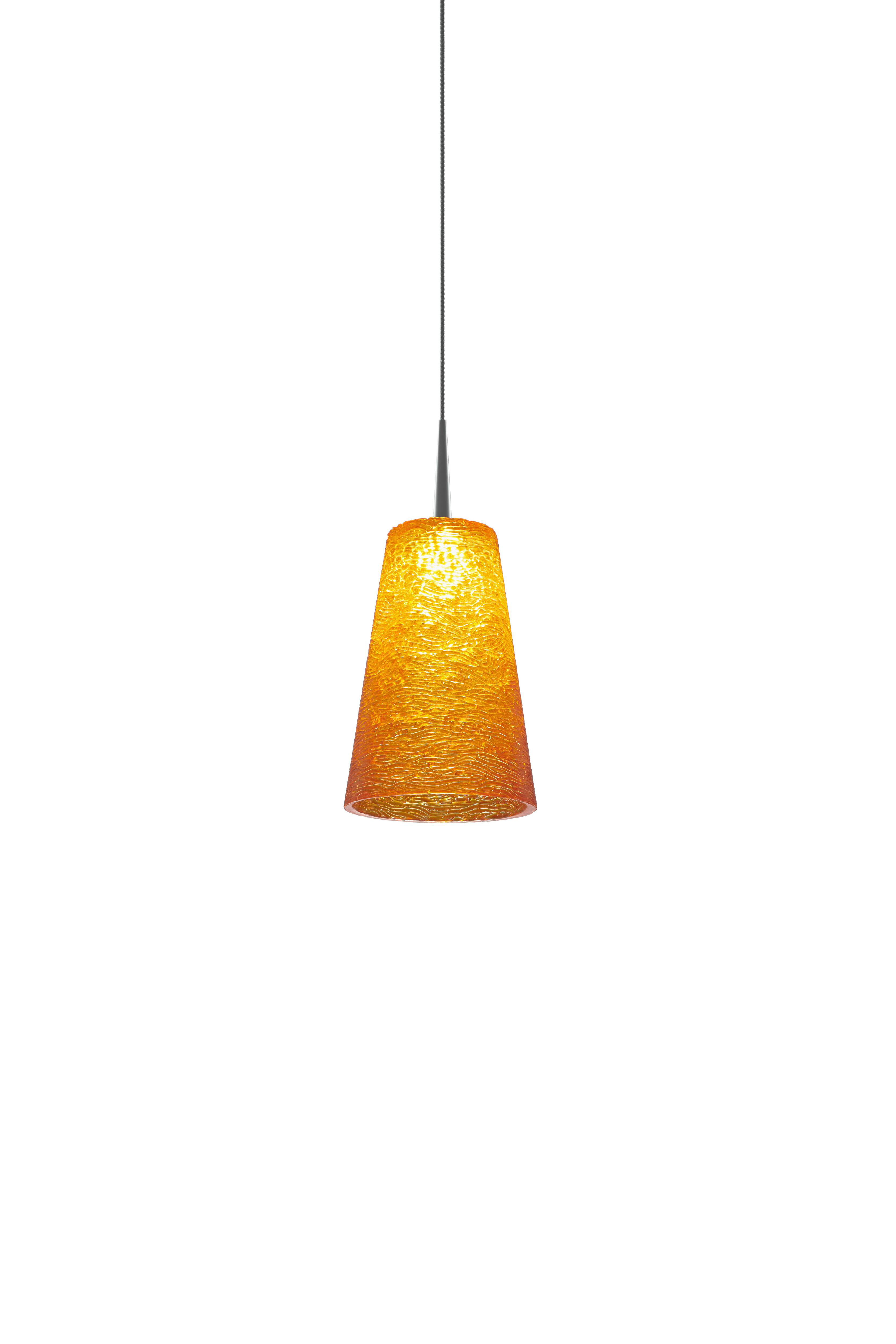 Bruck Lighting Bling 2 - Pendant - LED - 4" Kiss Canopy - Matte Chrome ...