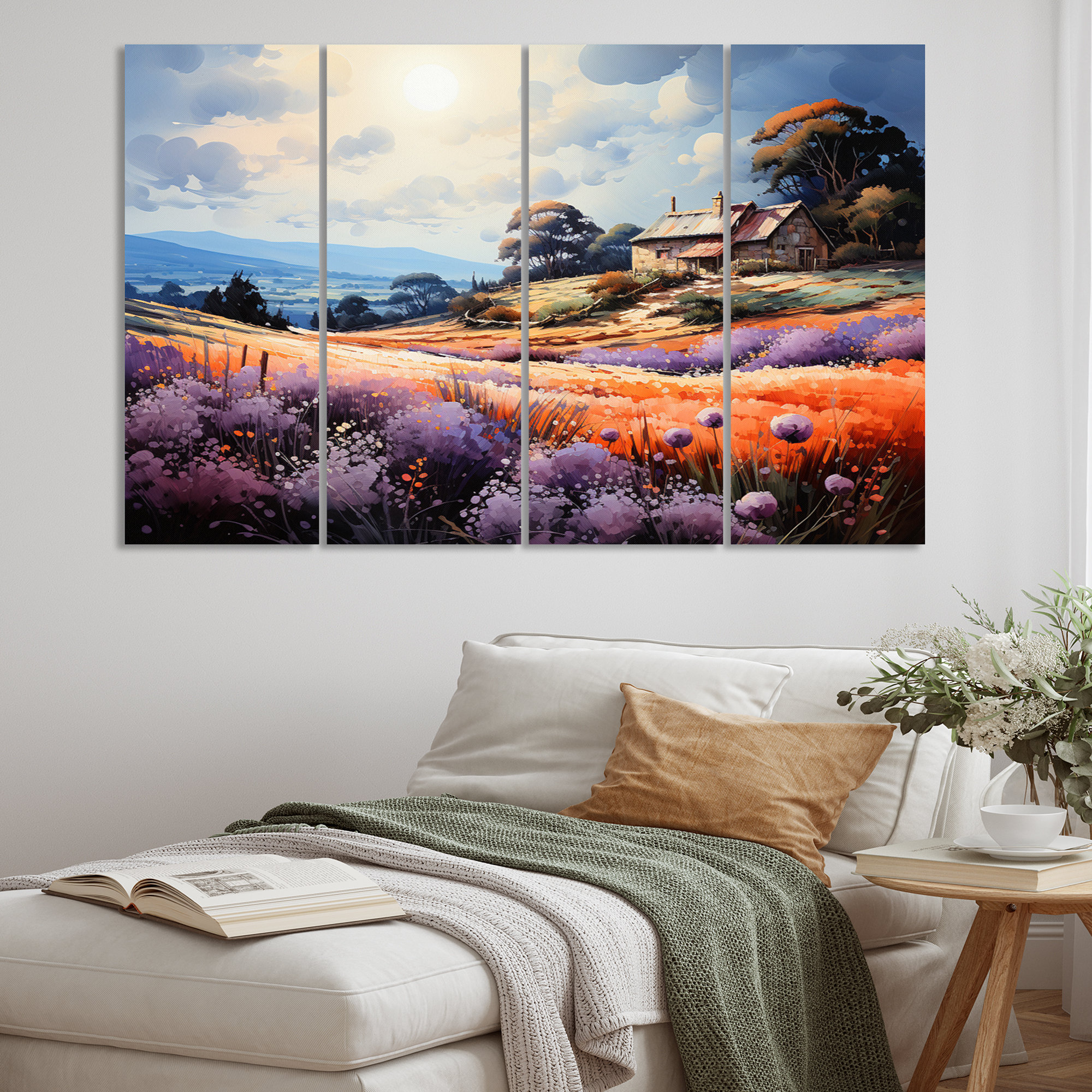 Ophelia & Co. French Countryside Serenity Pointillism - Countryside ...