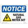 SignMission Osha Notice Natural Gas Meter Set Sign with Symbol | Wayfair