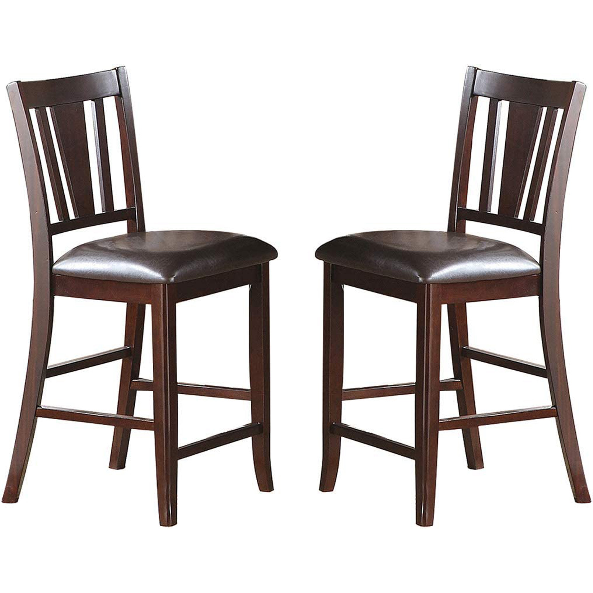 Red Barrel Studio Simple Contemporary Set Of 2 Counter Height Chairs ...