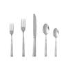 Fortessa Doria 5 Piece 18/10 Stainless Steel Flatware Set, Service for ...