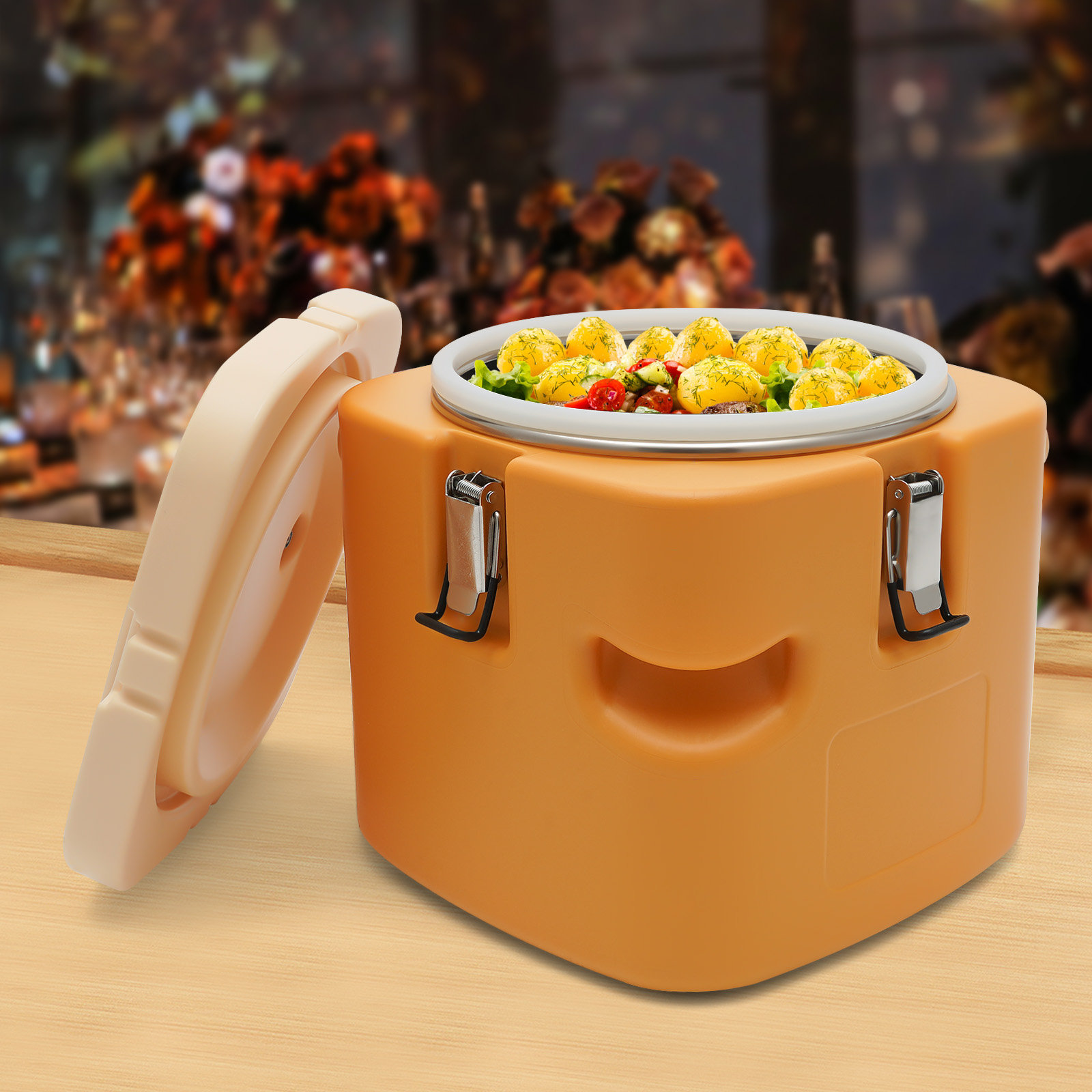 The Party Aisle™ 9.5L/2.5gal Commercial Food Warmer Stainless Steel ...