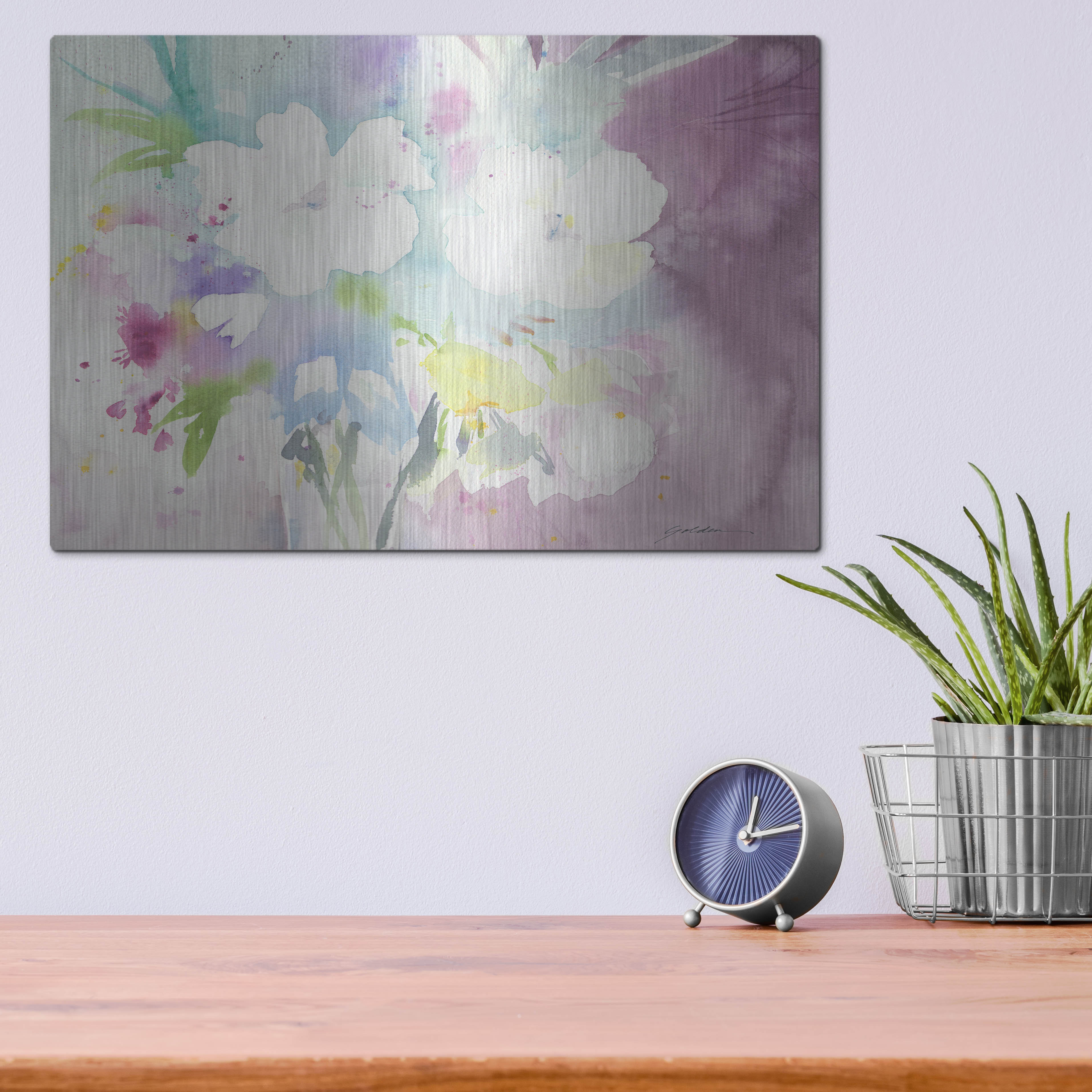 Winston Porter Serenity' by Sheila Golden, Metal Wall Art | Wayfair