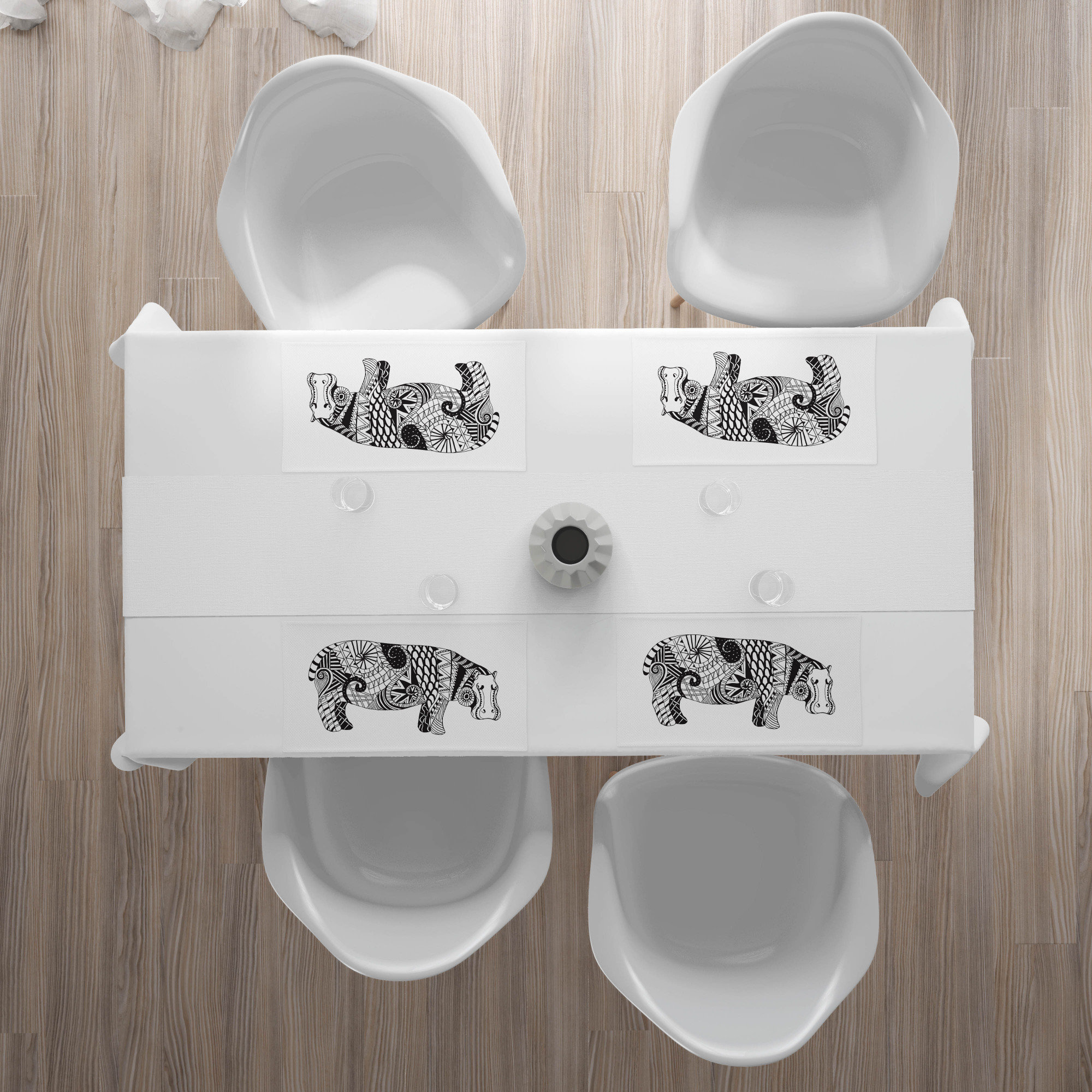 East Urban Home Hippo 18.5" Placemat | Wayfair