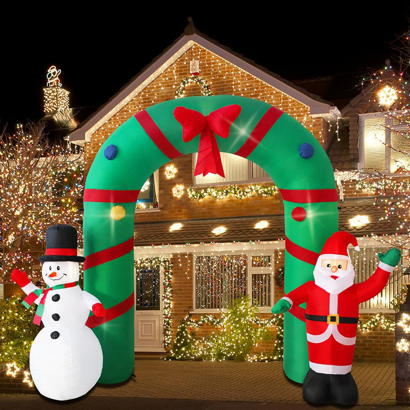 The Holiday Aisle® 10ft Christmas Inflatable Outdoor Decoration ...