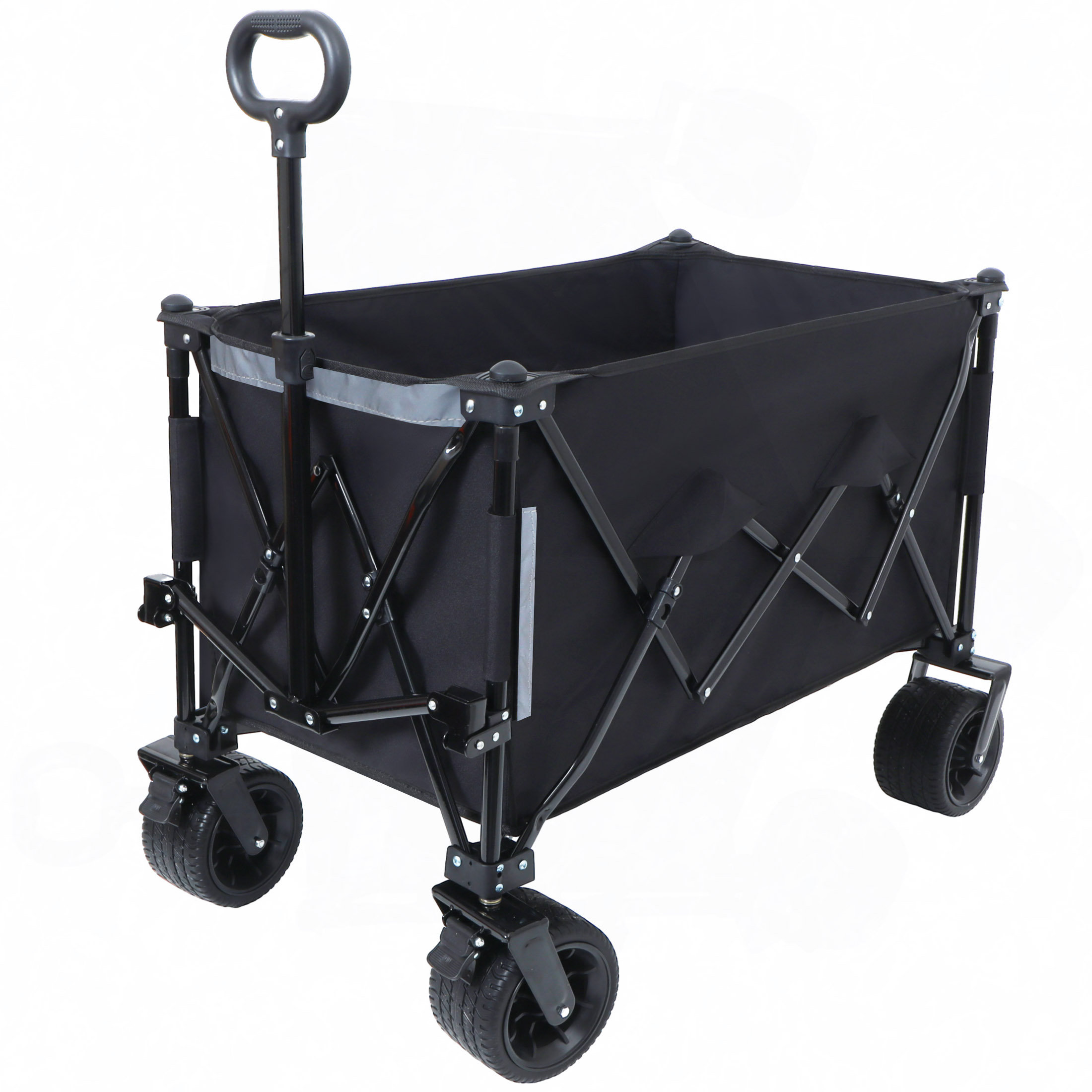 weixunguang Foldable Garden Cart With Heavy-Duty Wheels & 480Lbs Load ...
