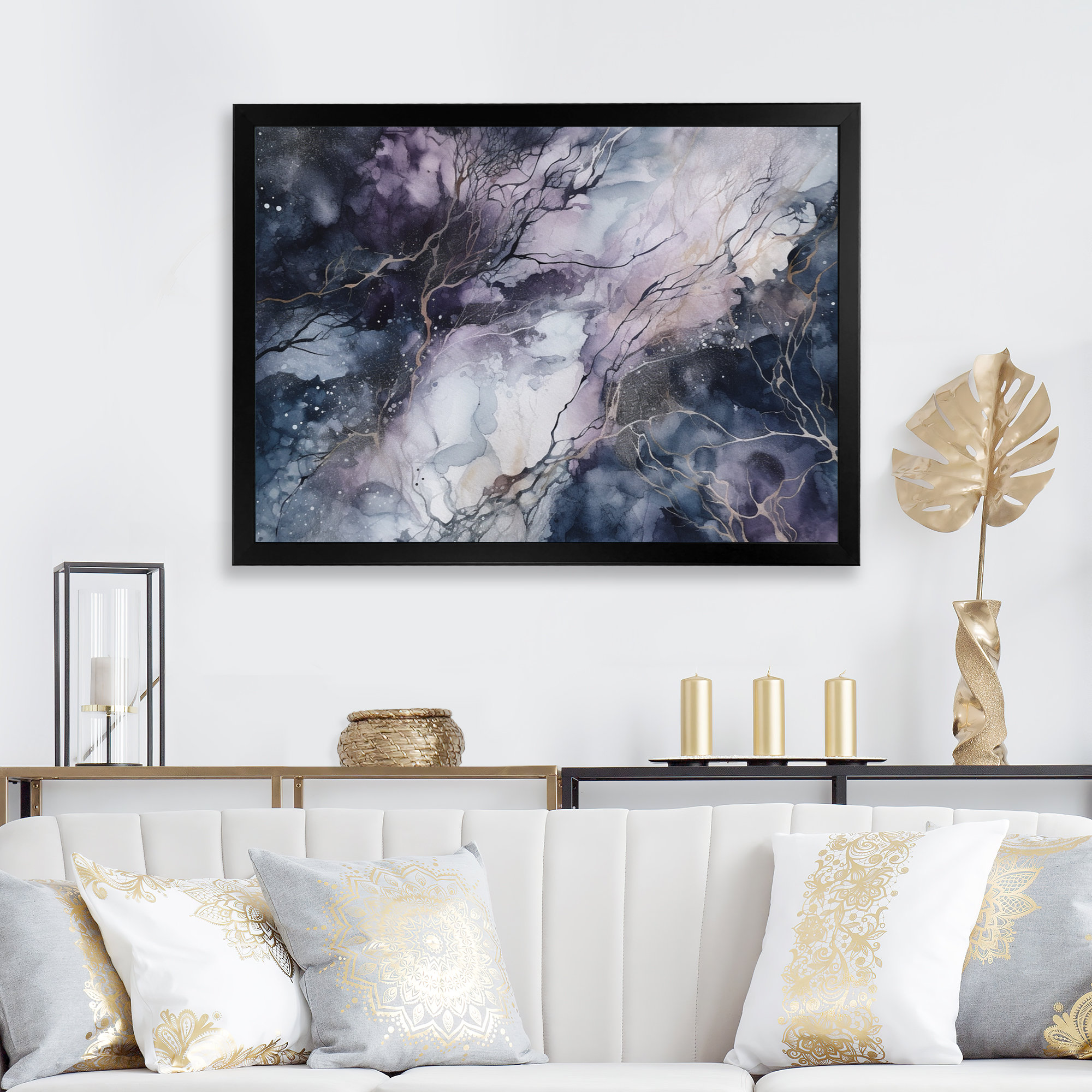 Ivy Bronx Purple And Exploring The Language Of Painting I Framed On ...