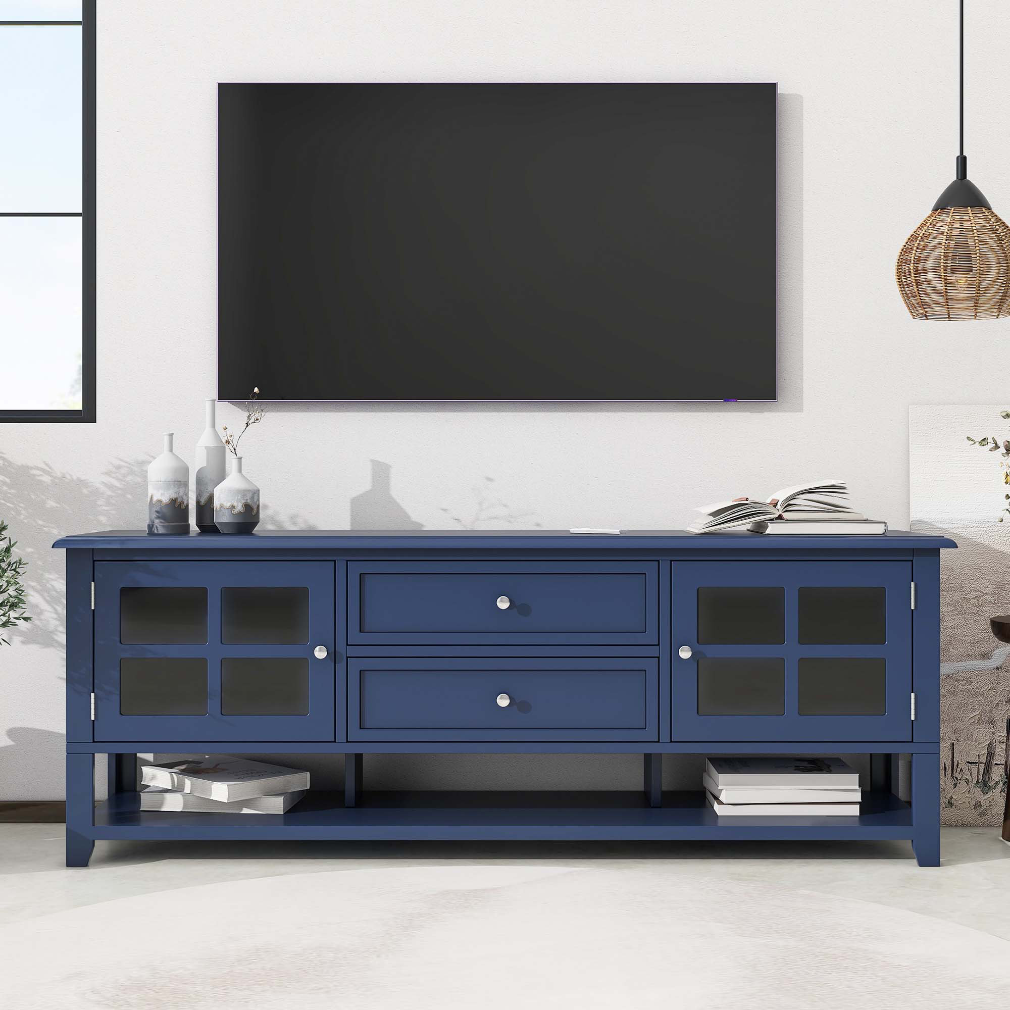 Alcott Hill® TV Stand For Tvs Up To 60'', Entertainment Center With ...