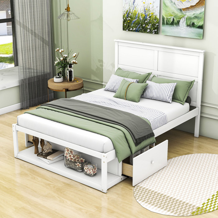 Red Barrel Studio® Full / Double Storage Platform Bed | Wayfair