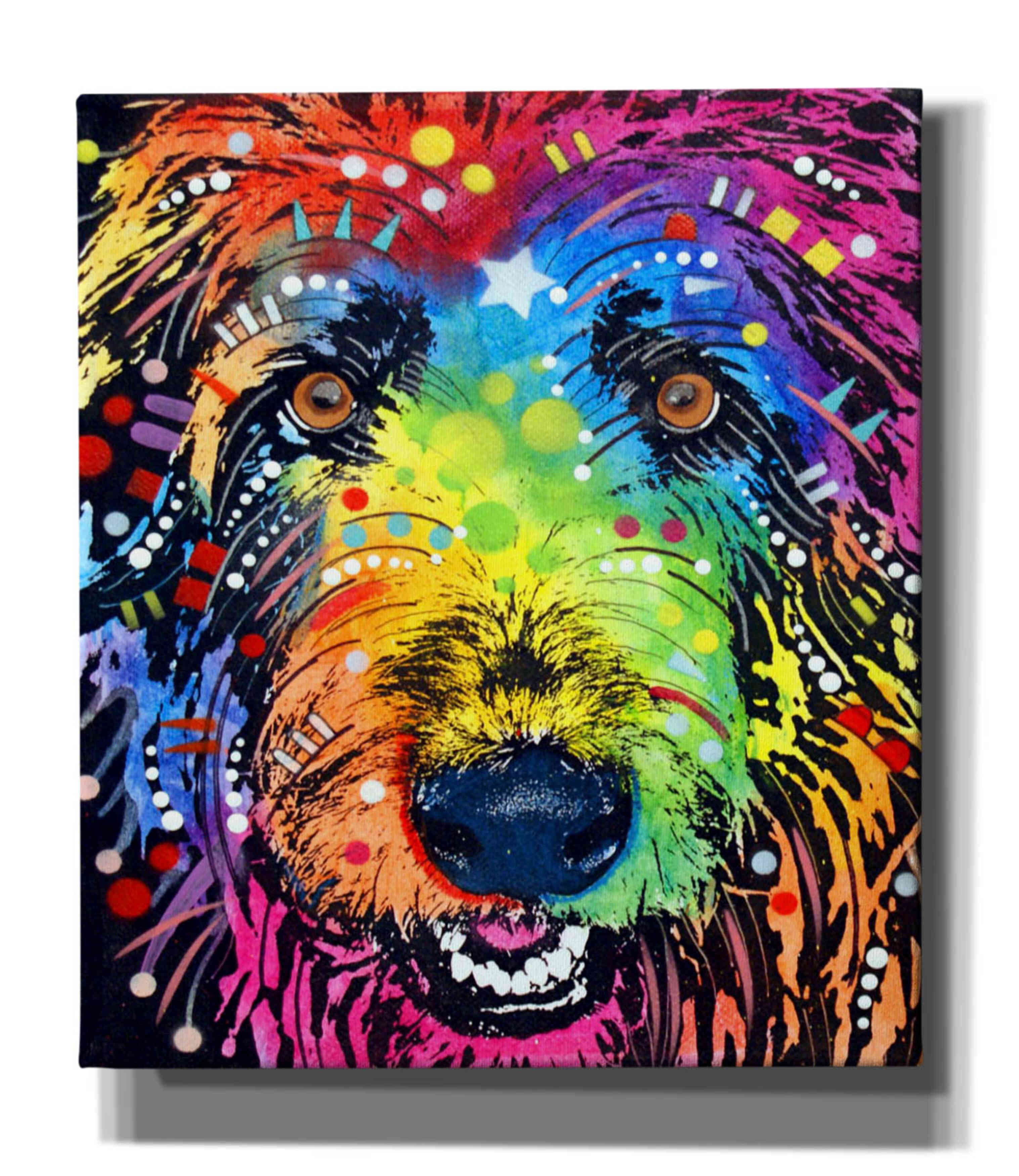 Red Barrel Studio® Epic Graffiti 'Irish Wolfhound' By Dean Russo, Gic ...