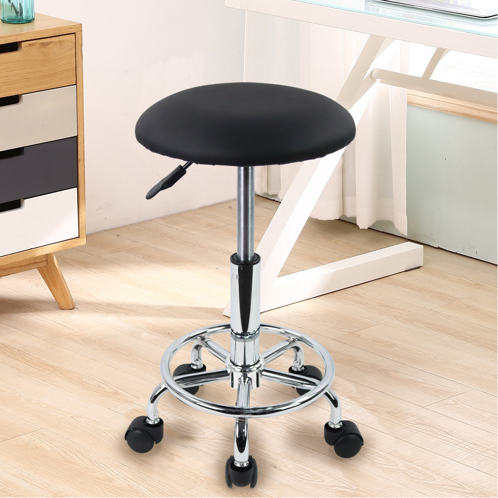 KKTONER Swivel Height Adjustable Shop Stool - Wayfair Canada