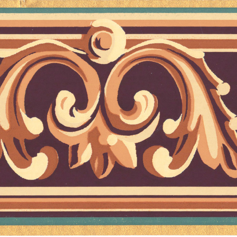 Charlton Home® Karanjit 15' L x 3.5" W Wallpaper Border | Wayfair