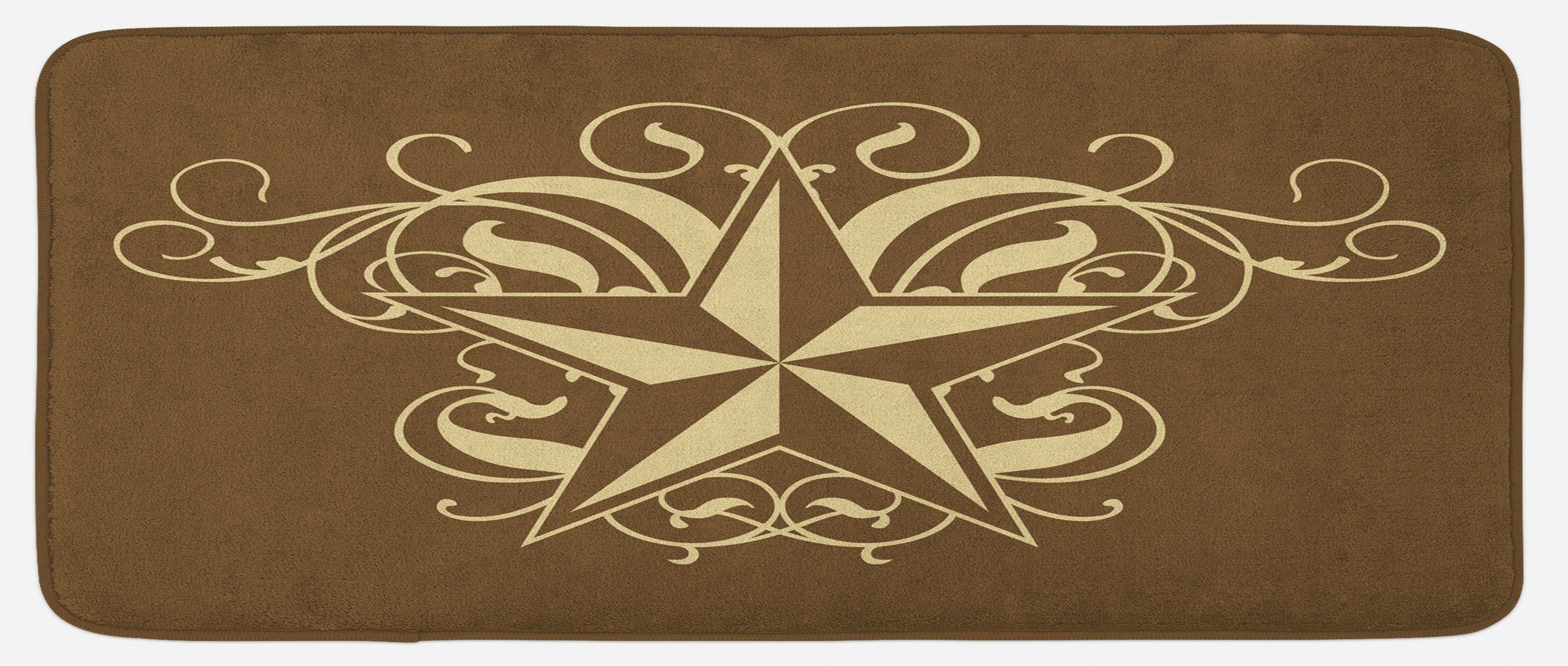 East Urban Home Baroque Style Star Floral Curves Swirls Victorian ...