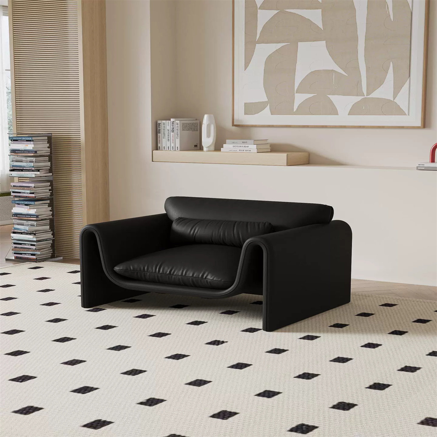 Hokku Designs Home Office Chair, Retro Classic Chair, Single Sofa, Crab ...