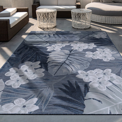 Floral & Plant Outdoor Rugs You'll Love | Wayfair