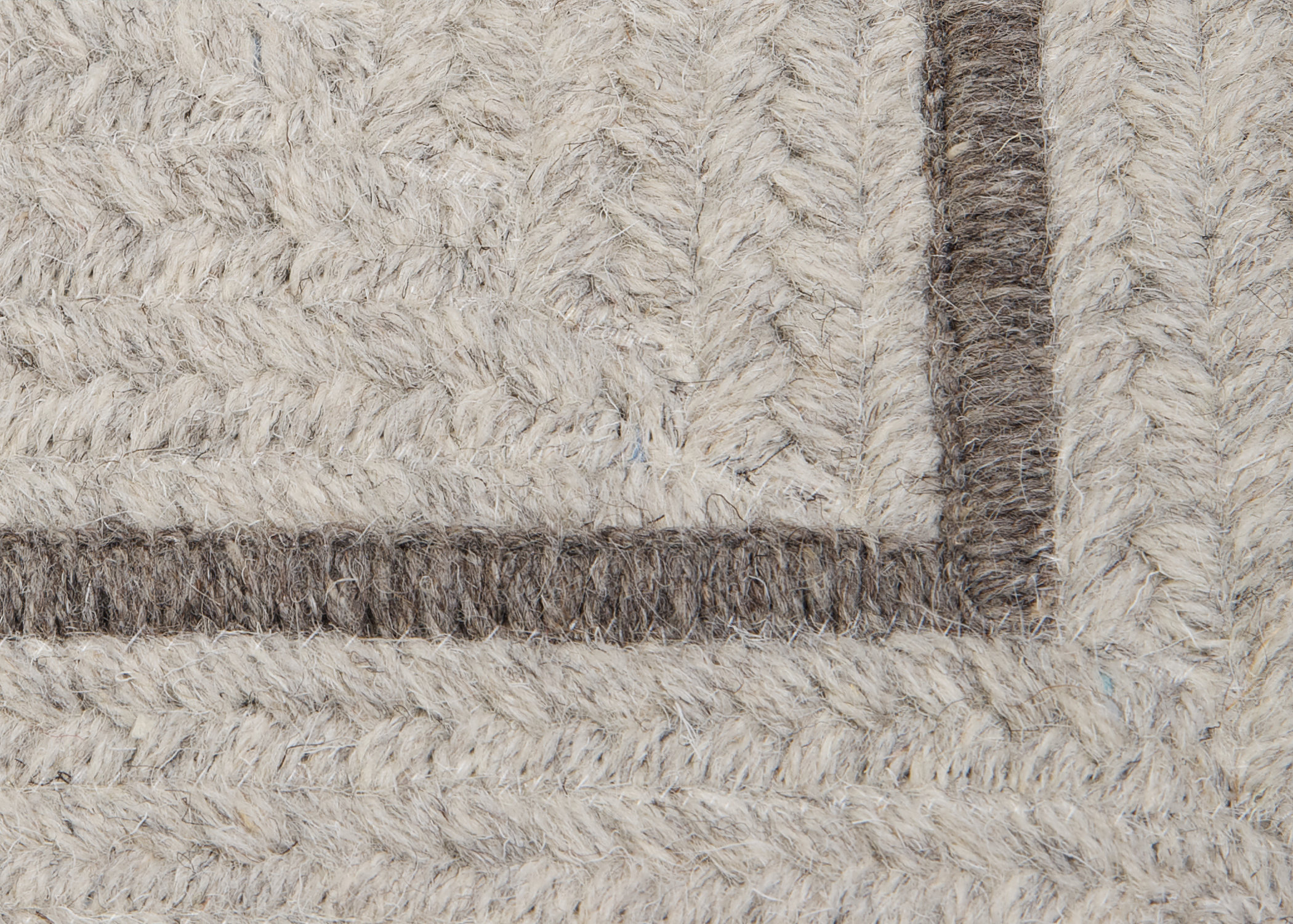 Highland Dunes Fike 100% Wool Reversible Area Rug - Cobblestone ...