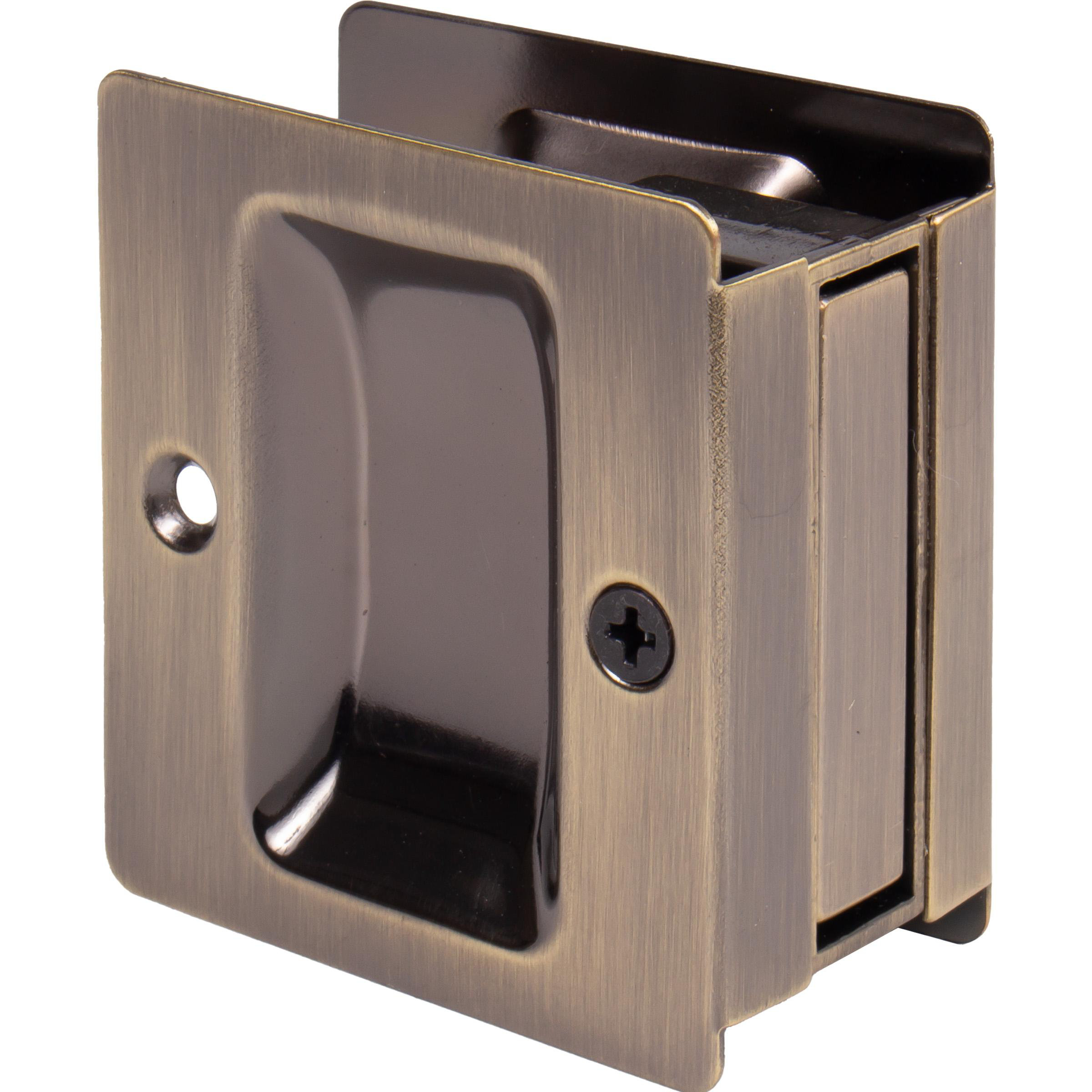 Stone Harbor Hardware Premium Square Pocket Door Lock, Passage (Hall ...