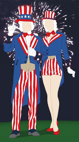 uncle sam standing up