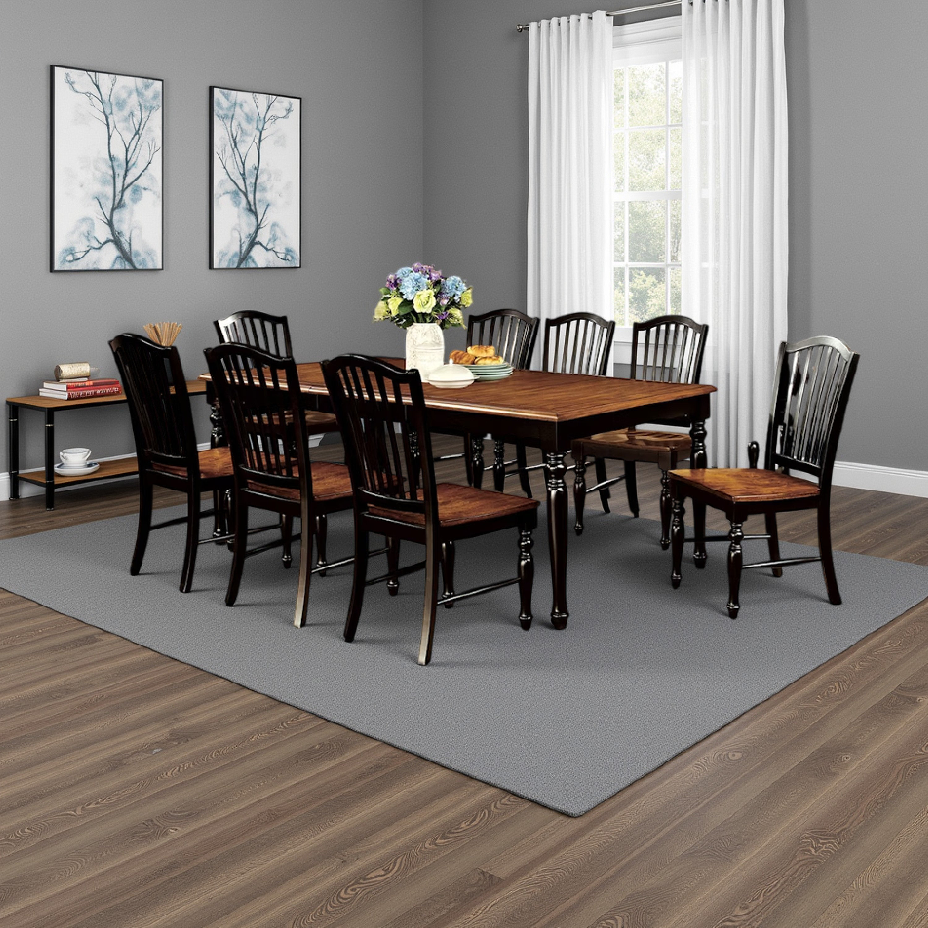 Benjara Gin Rectangular 42'' L x 78'' W Dining Set | Wayfair