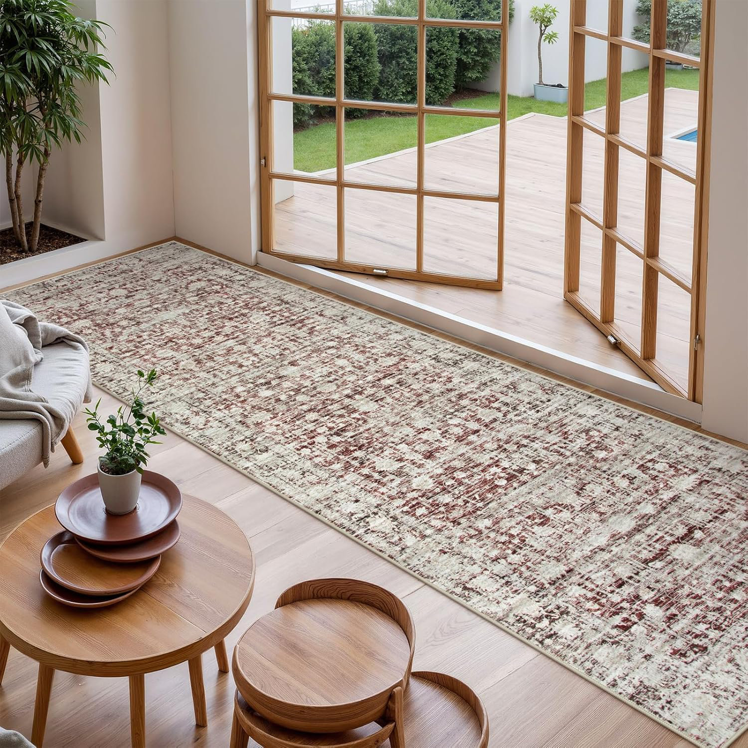 Charlton Home® 2'6"x8' Soft Washable Runners for Hallways | Wayfair