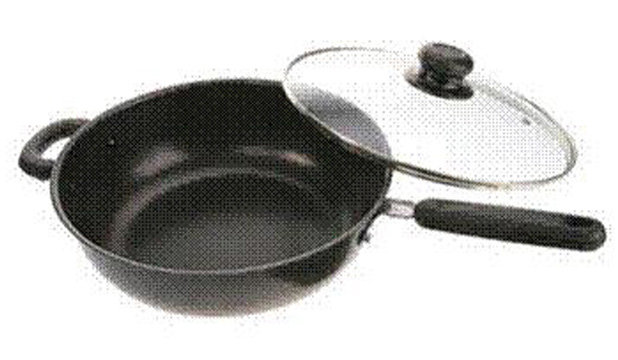 Gourmet Chef Gourmet Chef 12" Non-Stick Frying Pan with Lid & Reviews ...