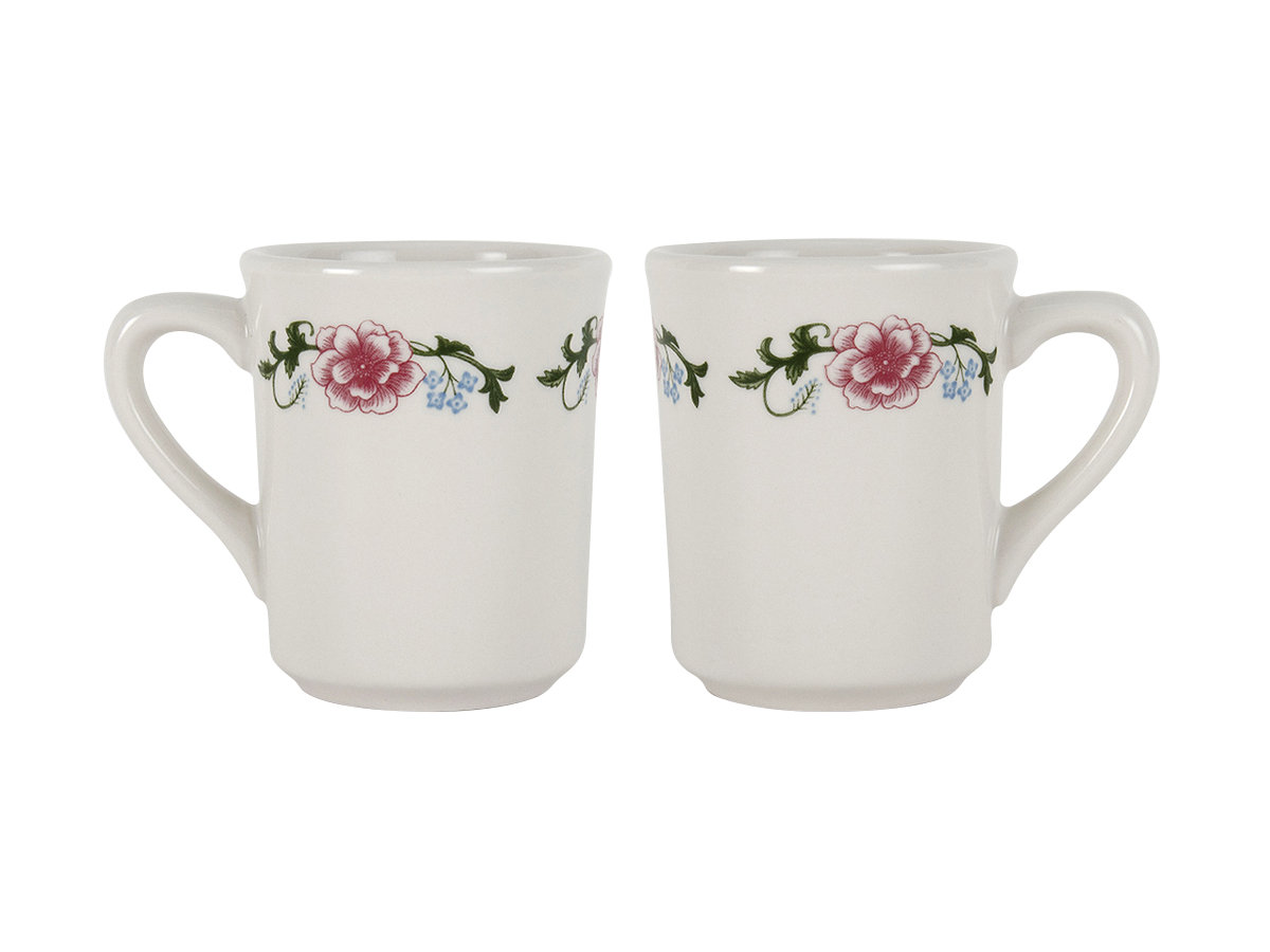 Tuxton Western Rose 8-Ounce Tiara Mug | Wayfair