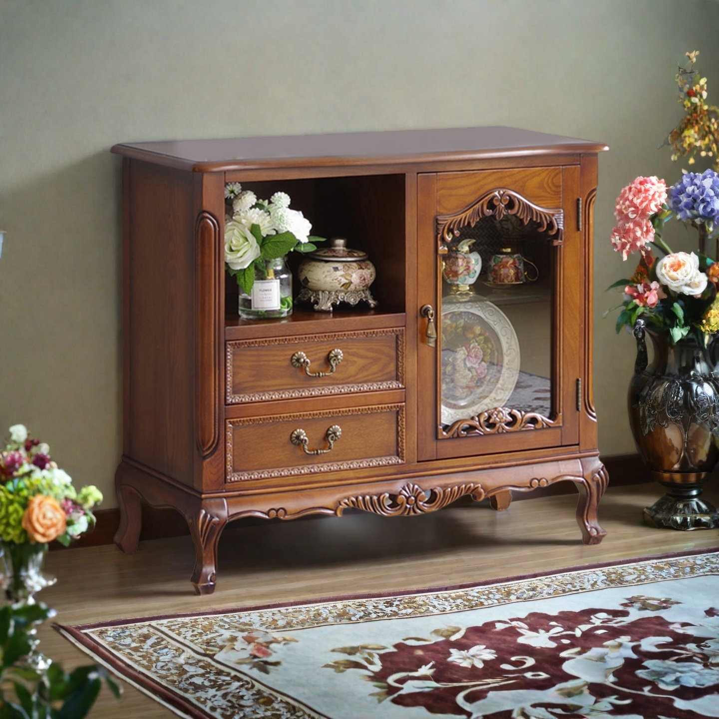 Canora Grey Restaurant tea water storage cabinet | Wayfair
