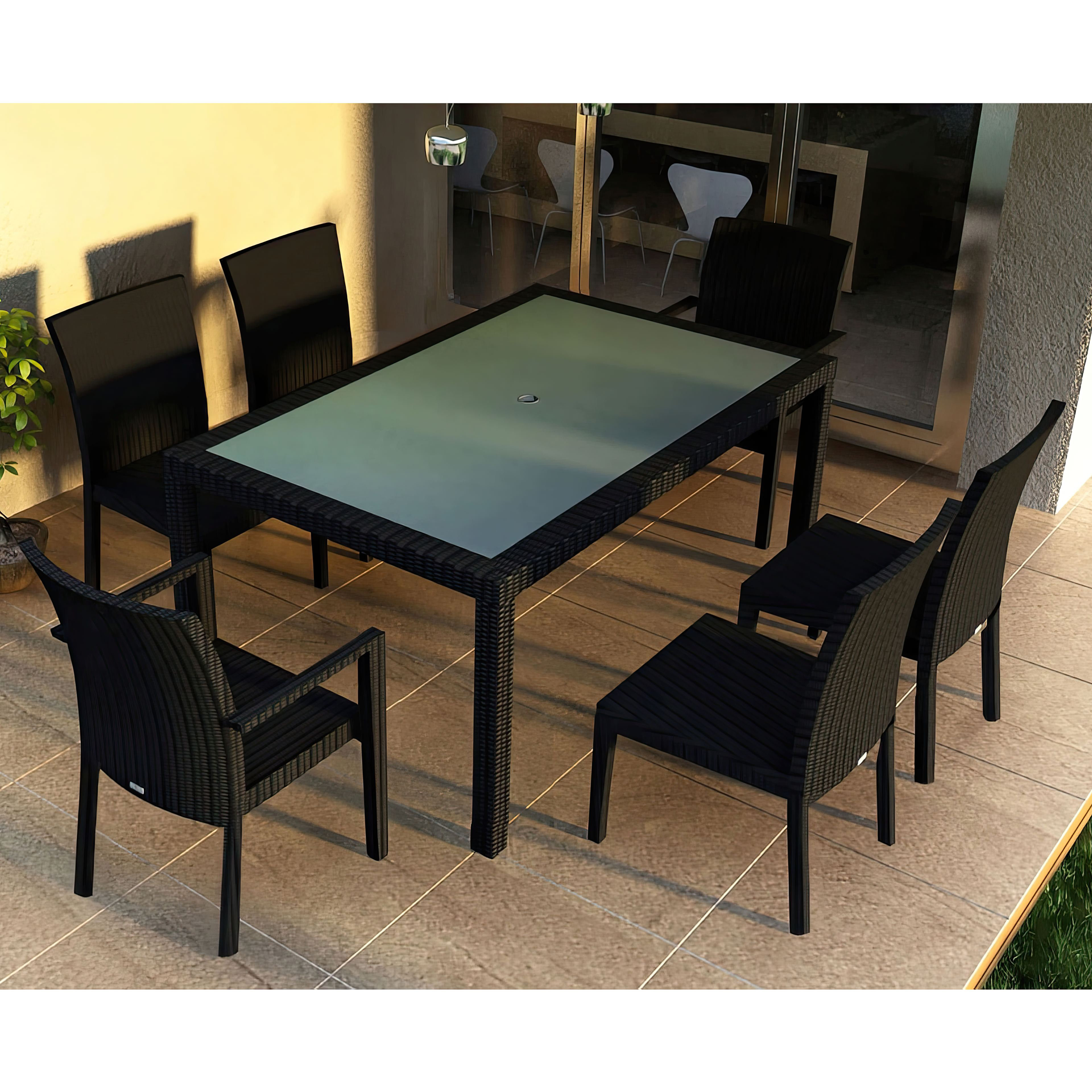 Lark Manor Kaneb 7 Piece Sunbrella Dining Set - Wayfair Canada