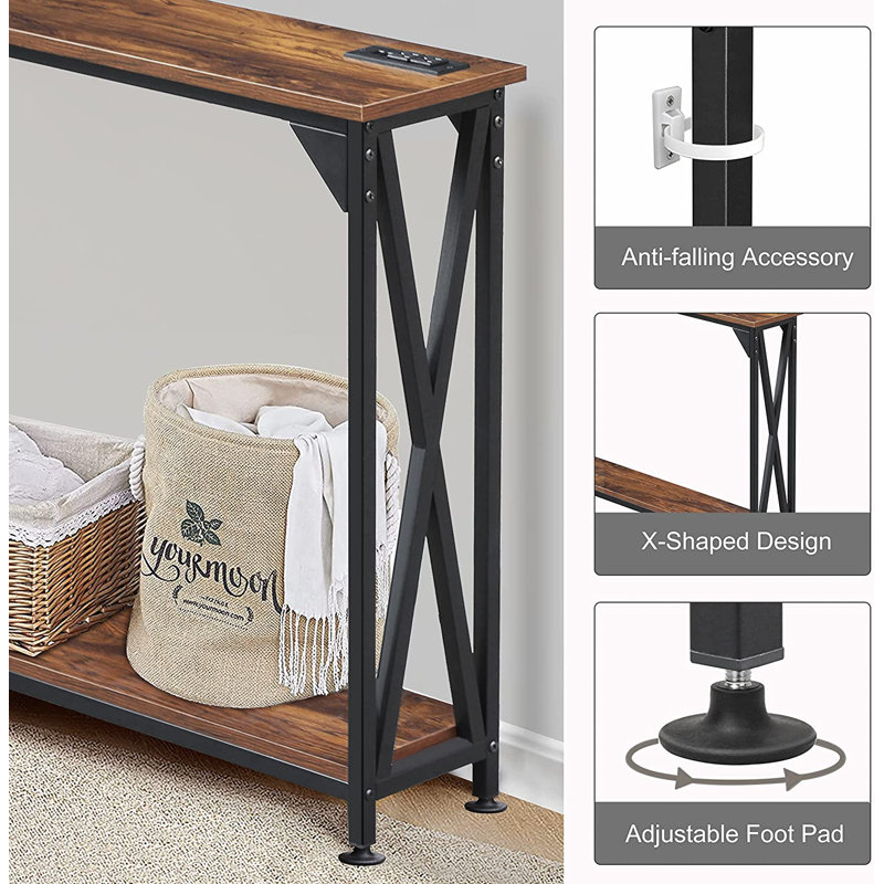 17 Stories 47.24'' Console Table | Wayfair