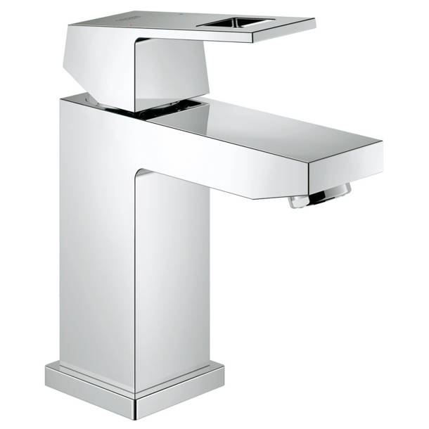 GROHE Eurocube® Alpine White Rectangular Wall Mount Bathroom Sink with ...