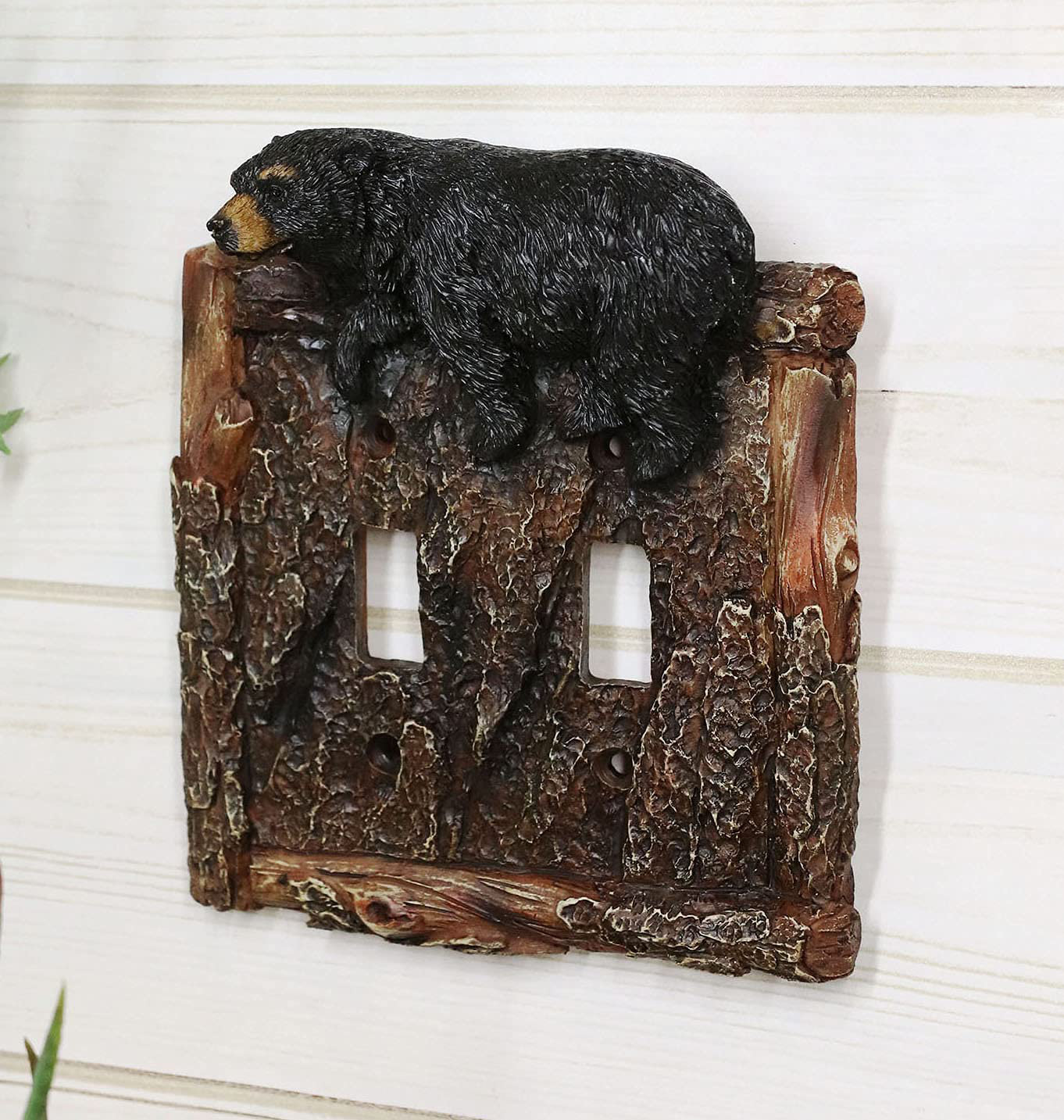 Loon Peak Ebros Set Of 2 Novelty Woodland Rustic Forest Black Bear By ...