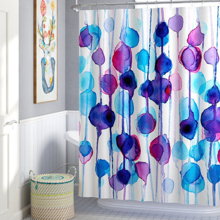 East Urban Home Abstract Shower Curtain & Reviews | Wayfair