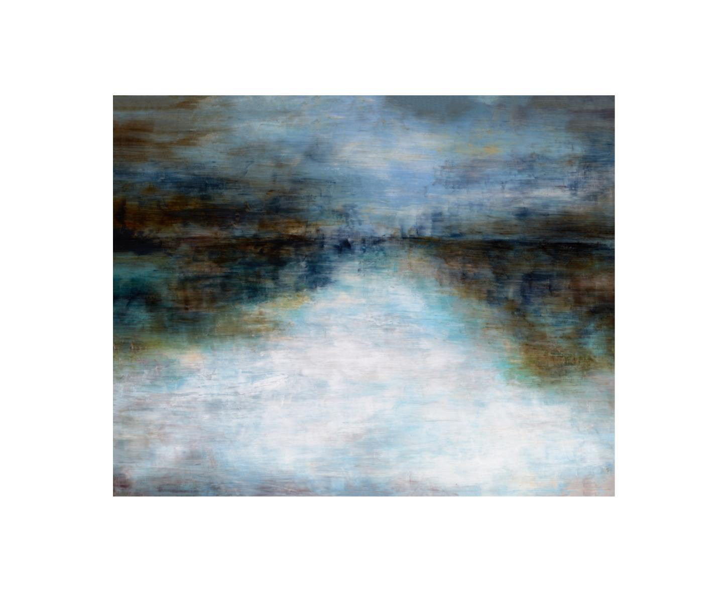 Chelsea Art Studio Blue Lake by Beverly Fuller - Painting | Wayfair