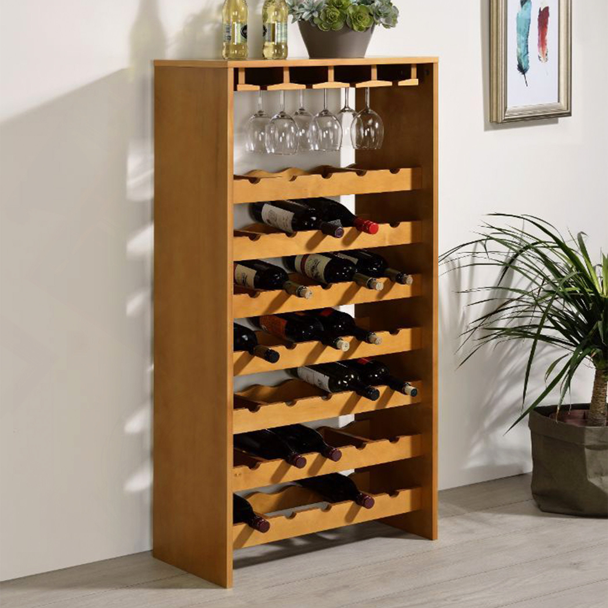 Red Barrel Studio Wine Rack,Wine Rack With 7 Tier Shelf - Wayfair Canada