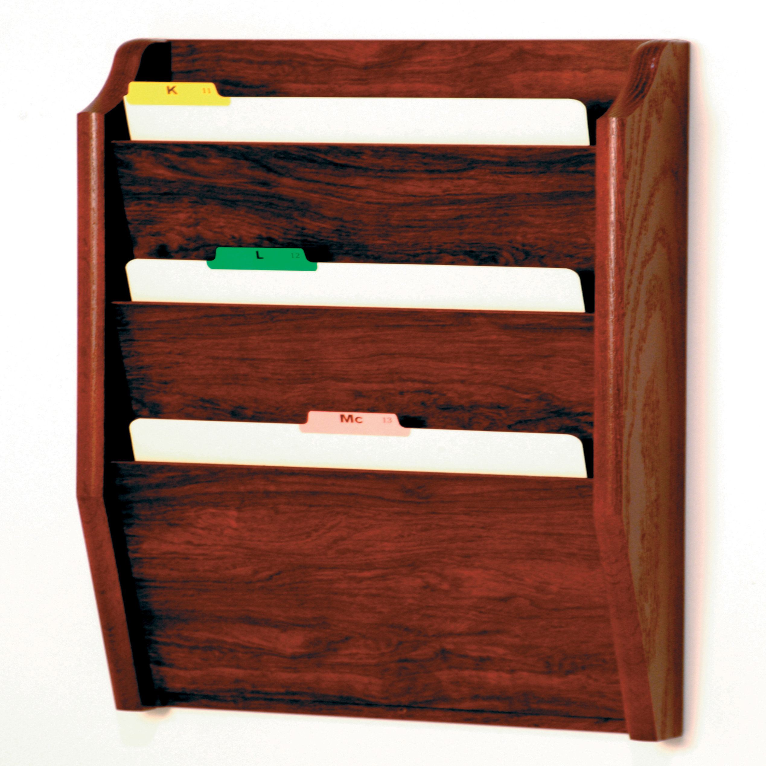 Wooden Mallet Wood Flat Files Wall Mount File Holder & Reviews | Wayfair