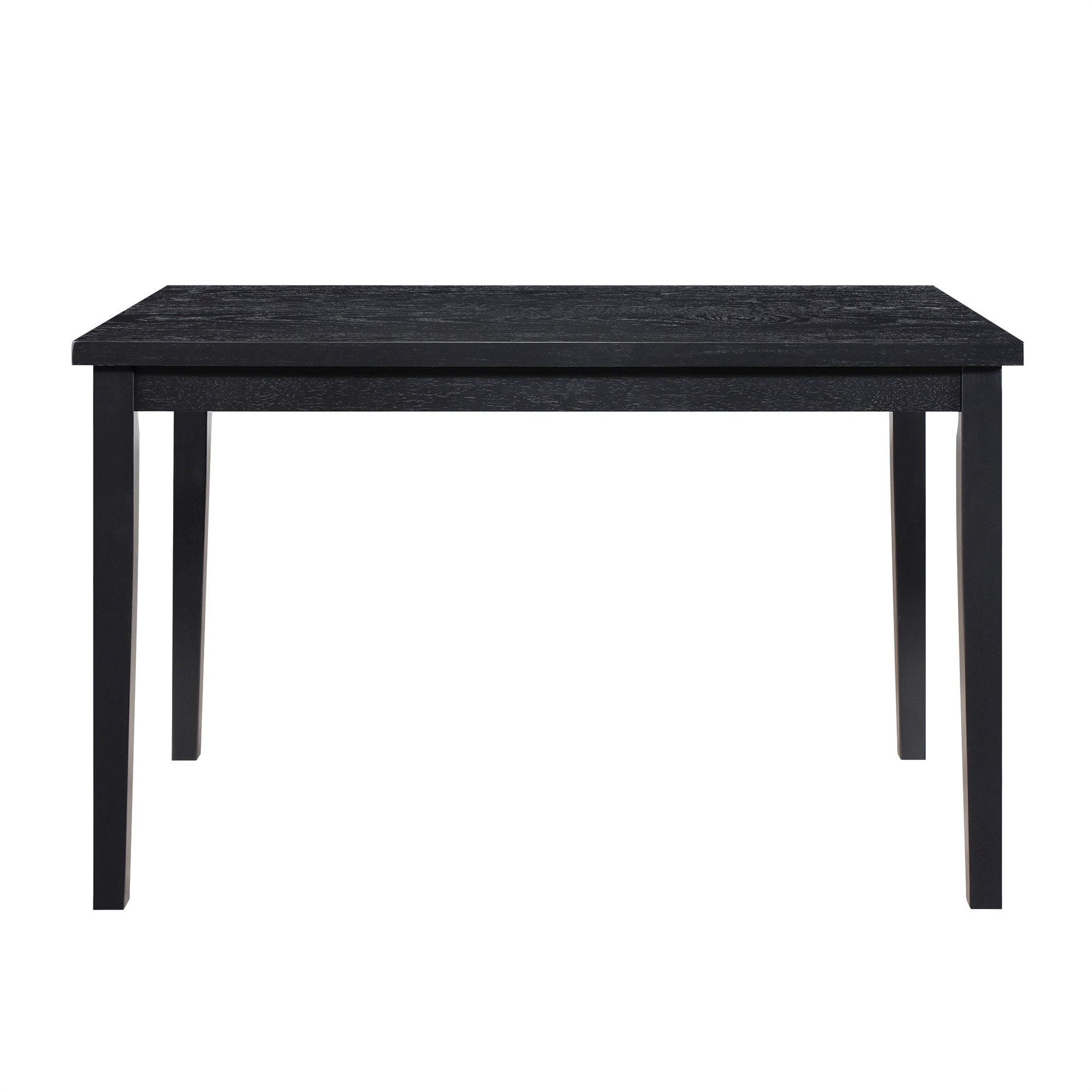 Red Barrel Studio® Black Finish Dining Table Casual Style Dining Room ...